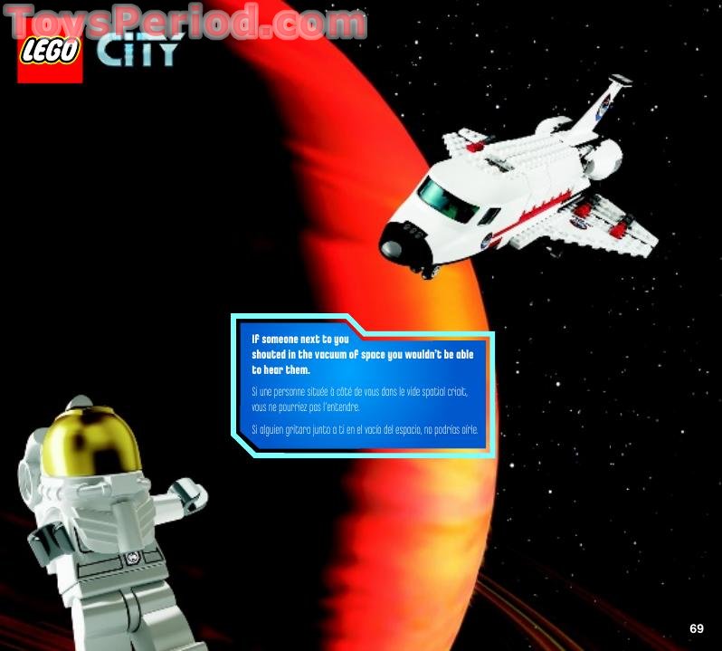 LEGO 3367 Space Shuttle Instructions and Parts List