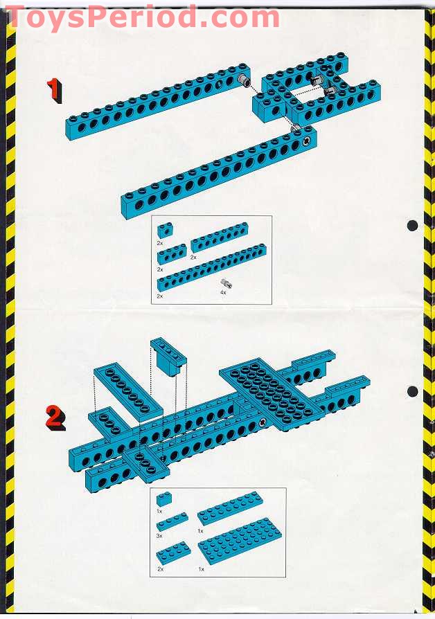 LEGO 854 Go-Kart Instructions and Parts List