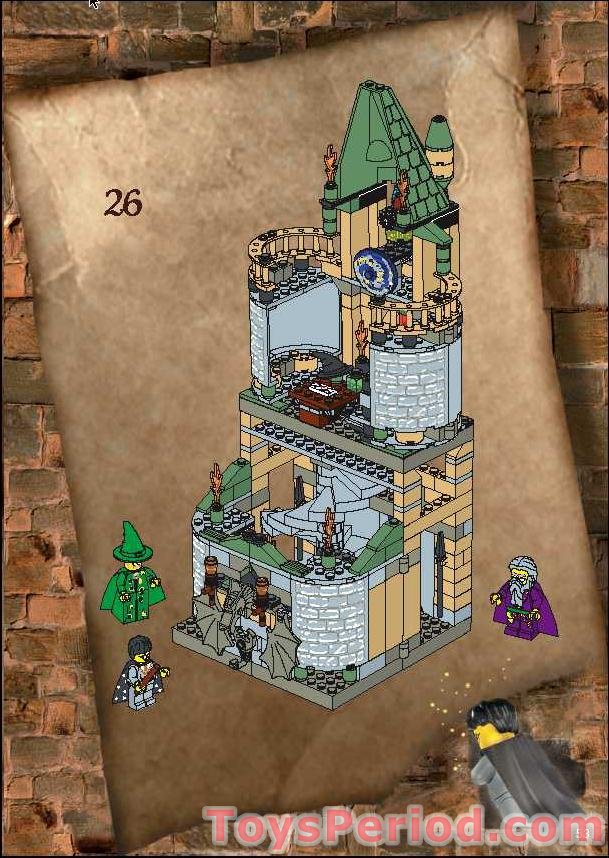 LEGO 4729 Dumbledore's Office Instructions and Parts List