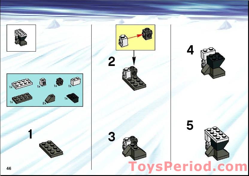 LEGO 4744 Tundra Tracker Instructions and Parts List