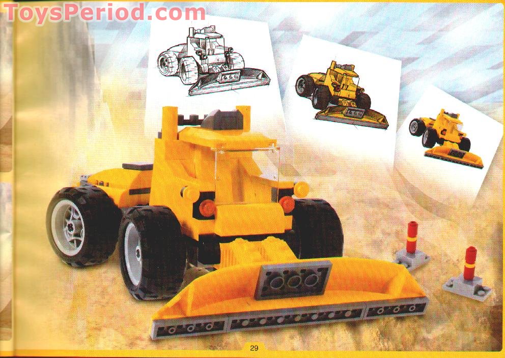 LEGO 4404 Land Busters Instructions and Parts List