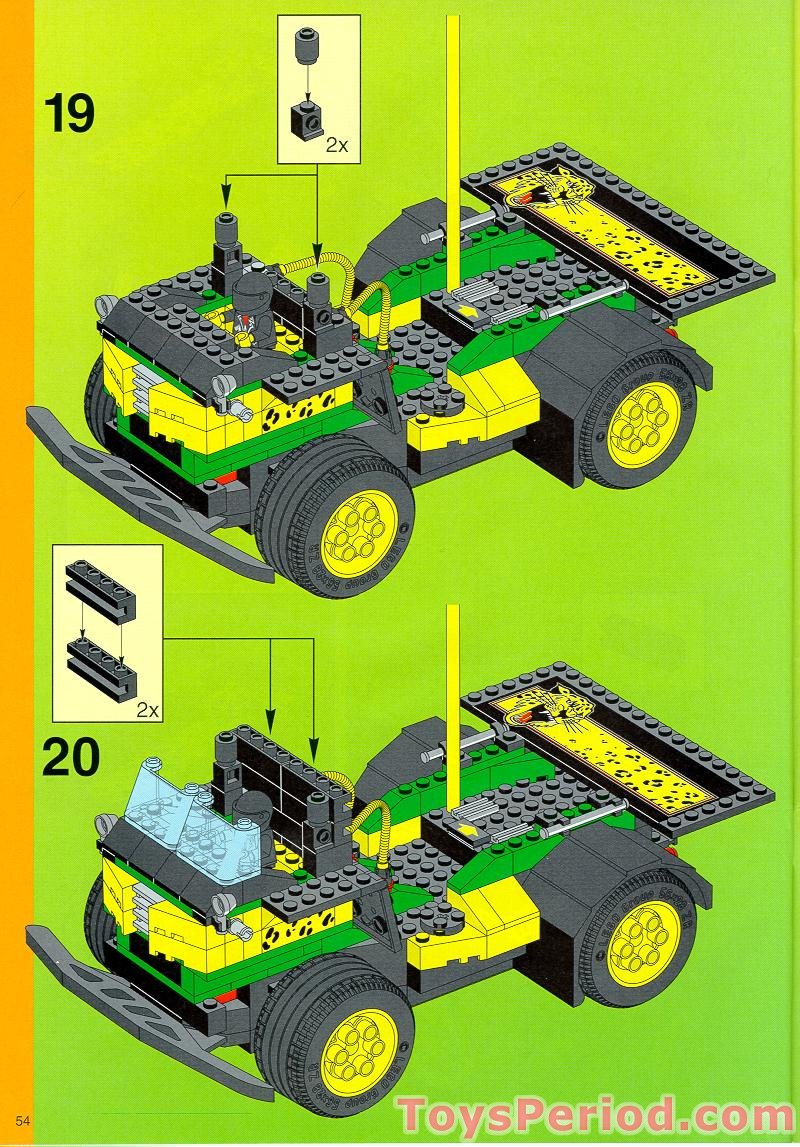 LEGO 5600 Radio Control Racer Instructions and Parts List
