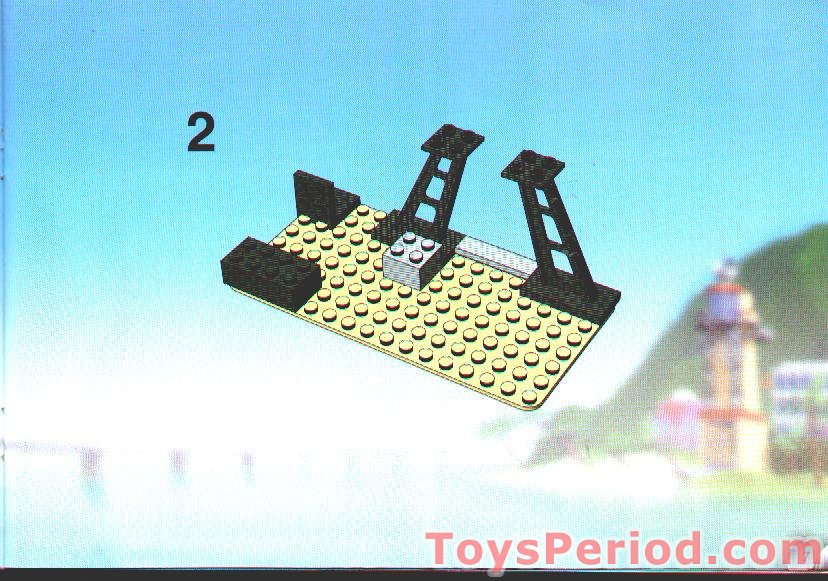 LEGO 6736 Beach Lookout Instructions and Parts List