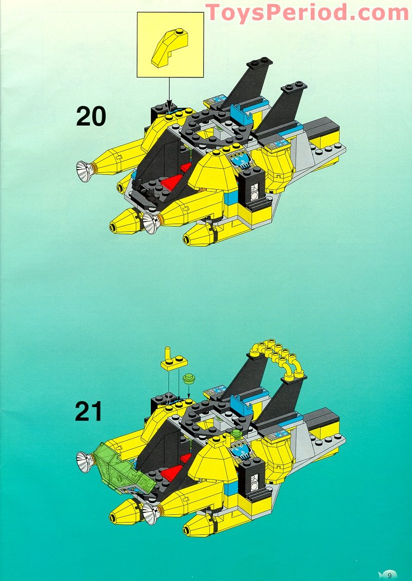 LEGO 6199 Hydro Crystalization Station Instructions and Parts List