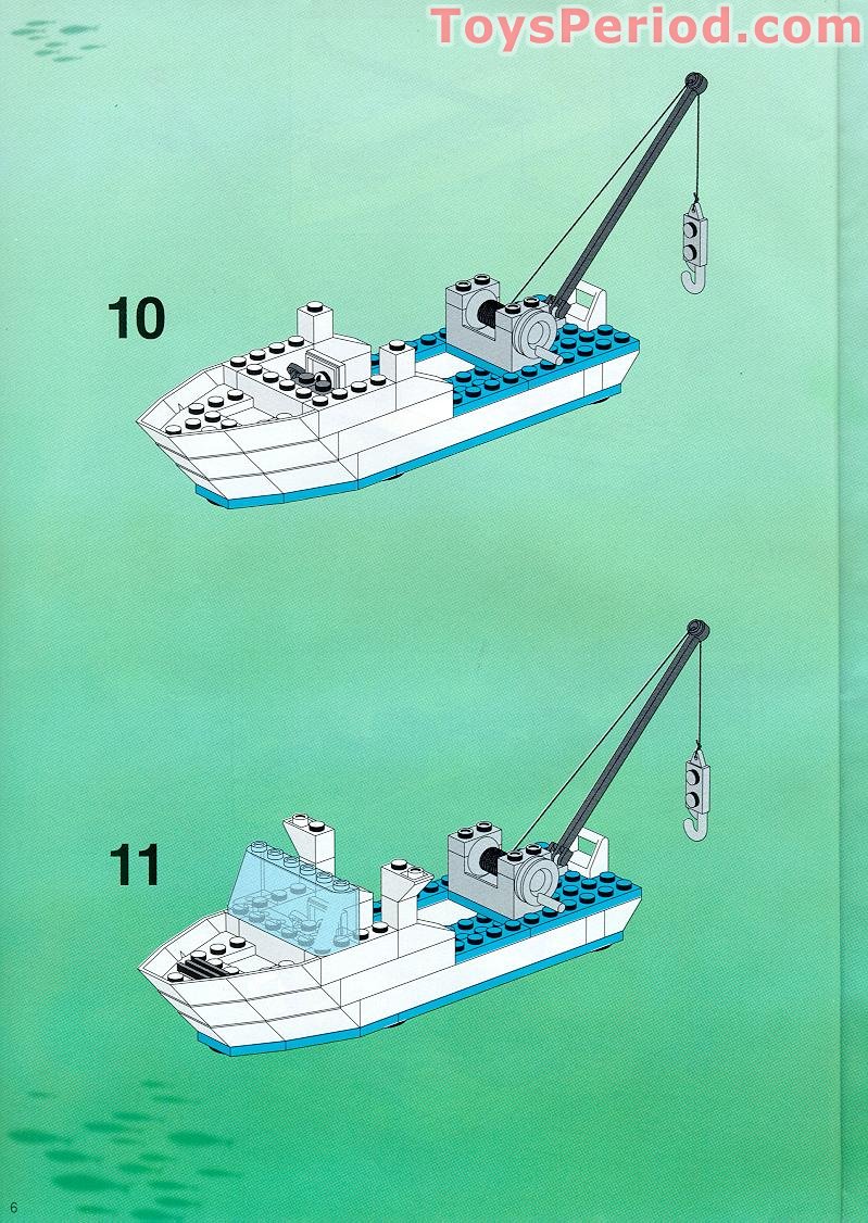 LEGO 6441 Deep Reef Refuge Instructions and Parts List