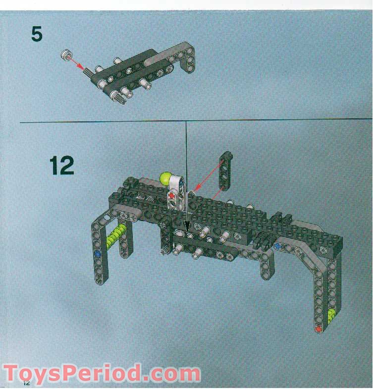LEGO 7704 Sonic Phantom Instructions and Parts List