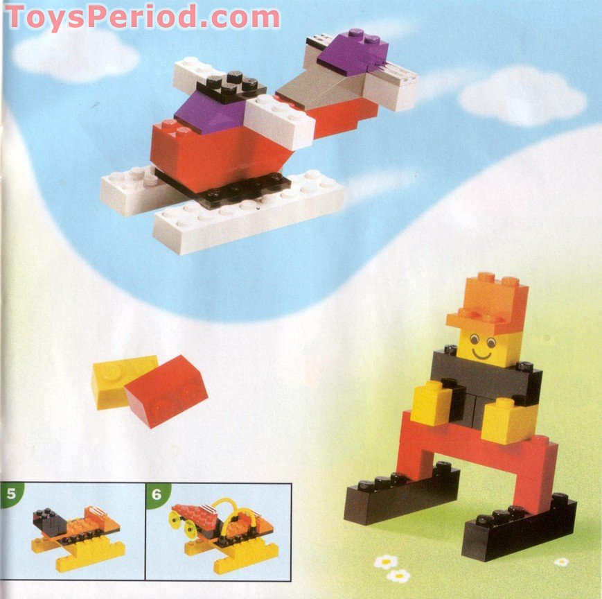 LEGO 7825 Creator Bucket Instructions and Parts List