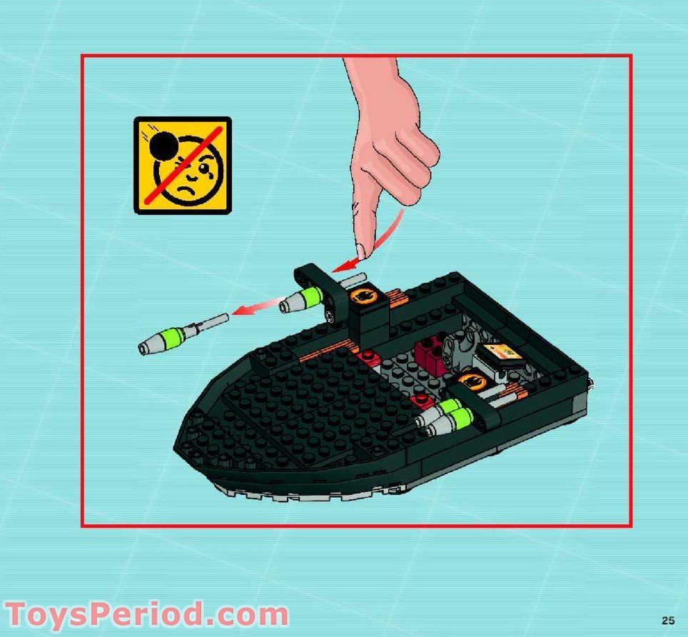 LEGO 8636 Mission 7: Deep Sea Quest Instructions and Parts List