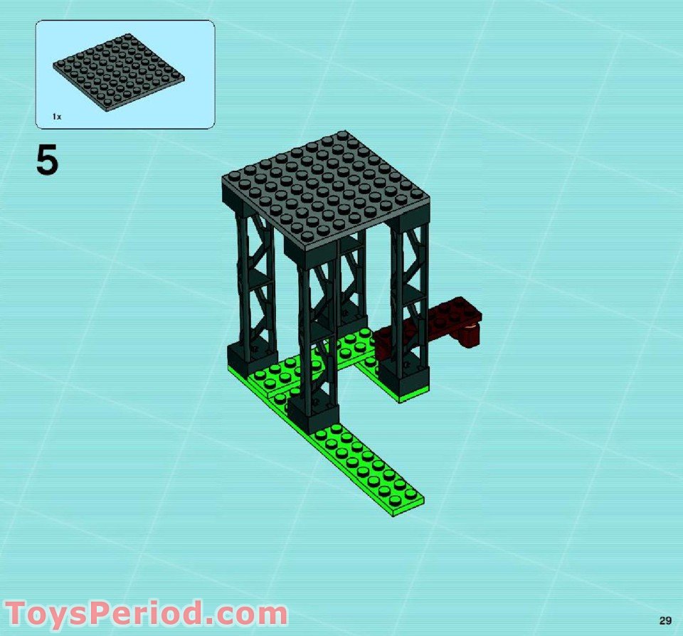 LEGO 8632 Mission 2: Swamp Raid Instructions and Parts List