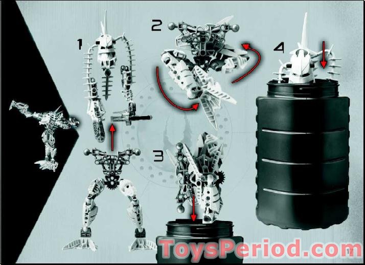 LEGO 8900 Reidak Instructions and Parts List