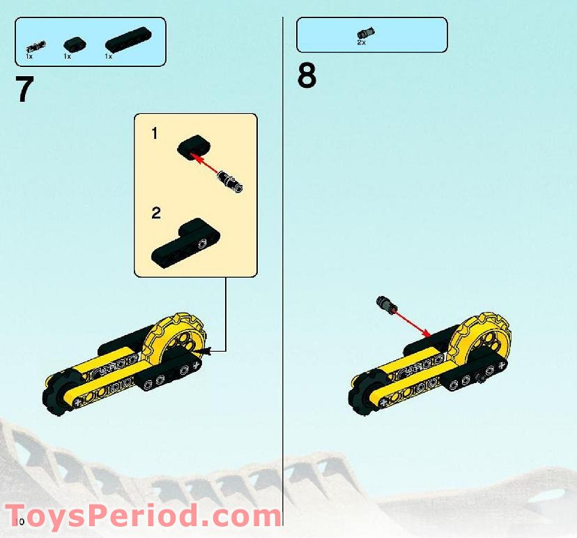 LEGO 8992 Cendox V1 Instructions and Parts List