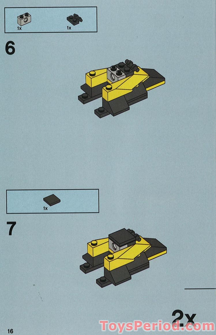 LEGO 8105 Iron Condor Instructions and Parts List