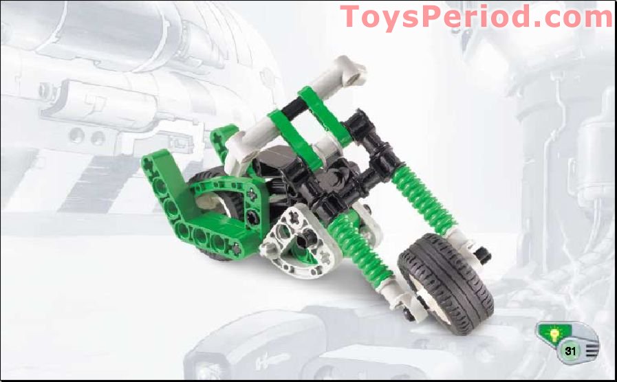 LEGO 8236 Bike Burner Instructions and Parts List