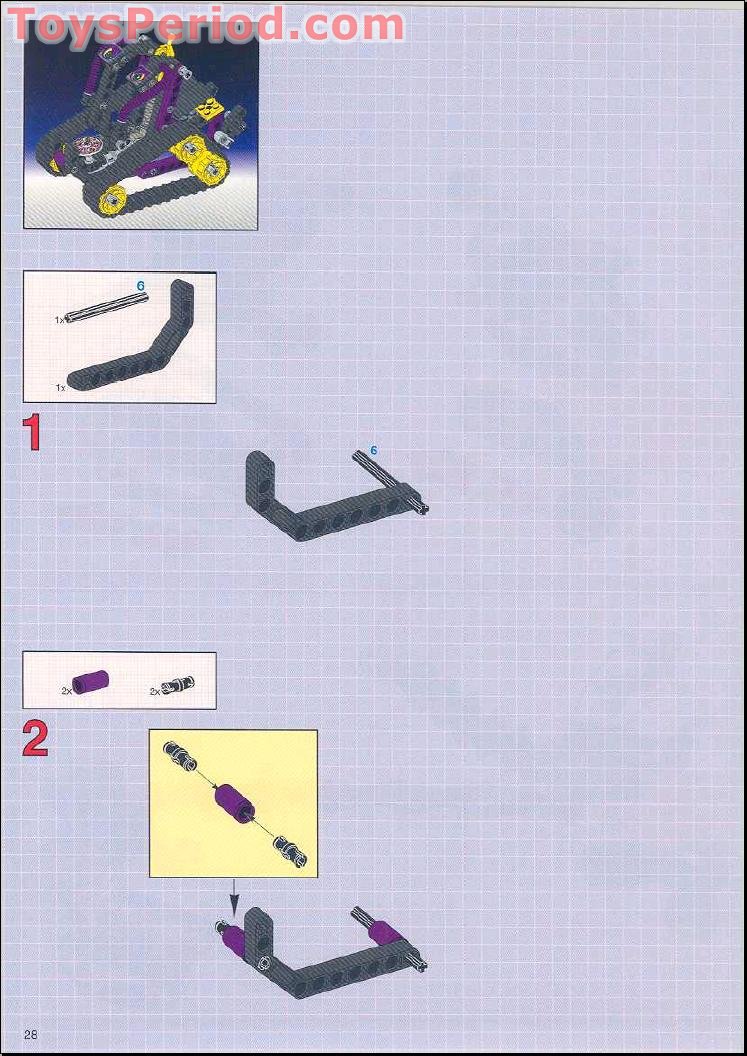 LEGO 8257 Cyber Strikers Instructions and Parts List