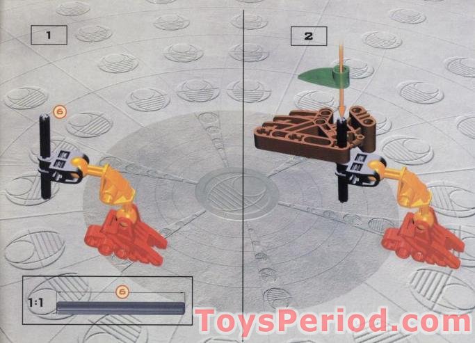 LEGO 8561 Nuhvok Instructions and Parts List