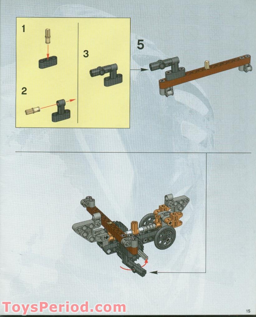 LEGO 8595 Takua and Pewku Instructions and Parts List