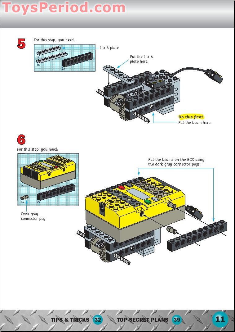 LEGO 9719 Robotics Invention System, Version 1.0 Instructions and Parts ...