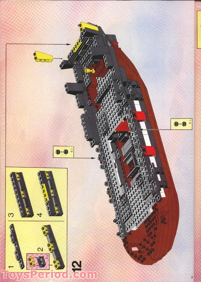 LEGO 6285 Black Seas Barracuda Instructions and Parts List
