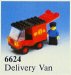 LEGO 6624 Delivery Van Instructions and Parts List