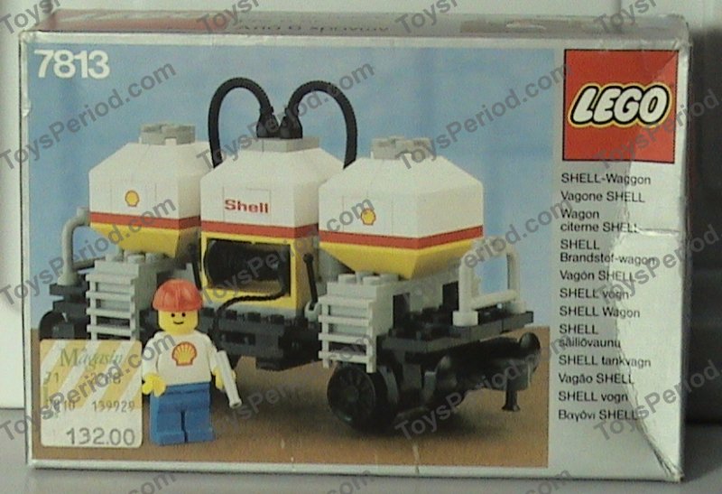 LEGO 7813 Shell Tanker Wagon Instructions and Parts List