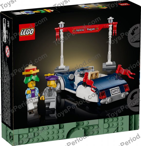 LEGO 40913 Vintage Parade Car Set Parts List