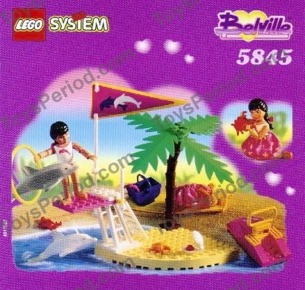 LEGO 5845 Dolphin Show Instructions and Parts List