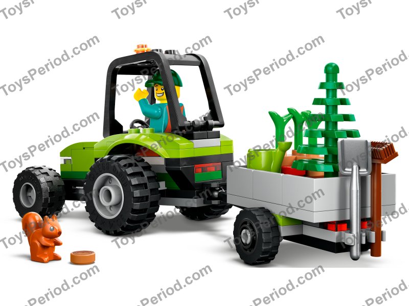 LEGO 60390 Park Tractor Set Parts List