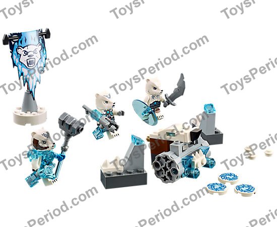 LEGO 70230 Ice Bear Tribe Pack Set Parts List
