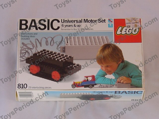 LEGO 810-1 Universal Motor Instructions and Parts List