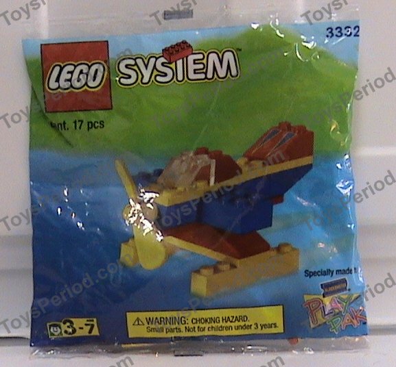 LEGO 3332 Blockbuster Promotional Set - Plane Play Pak Parts List
