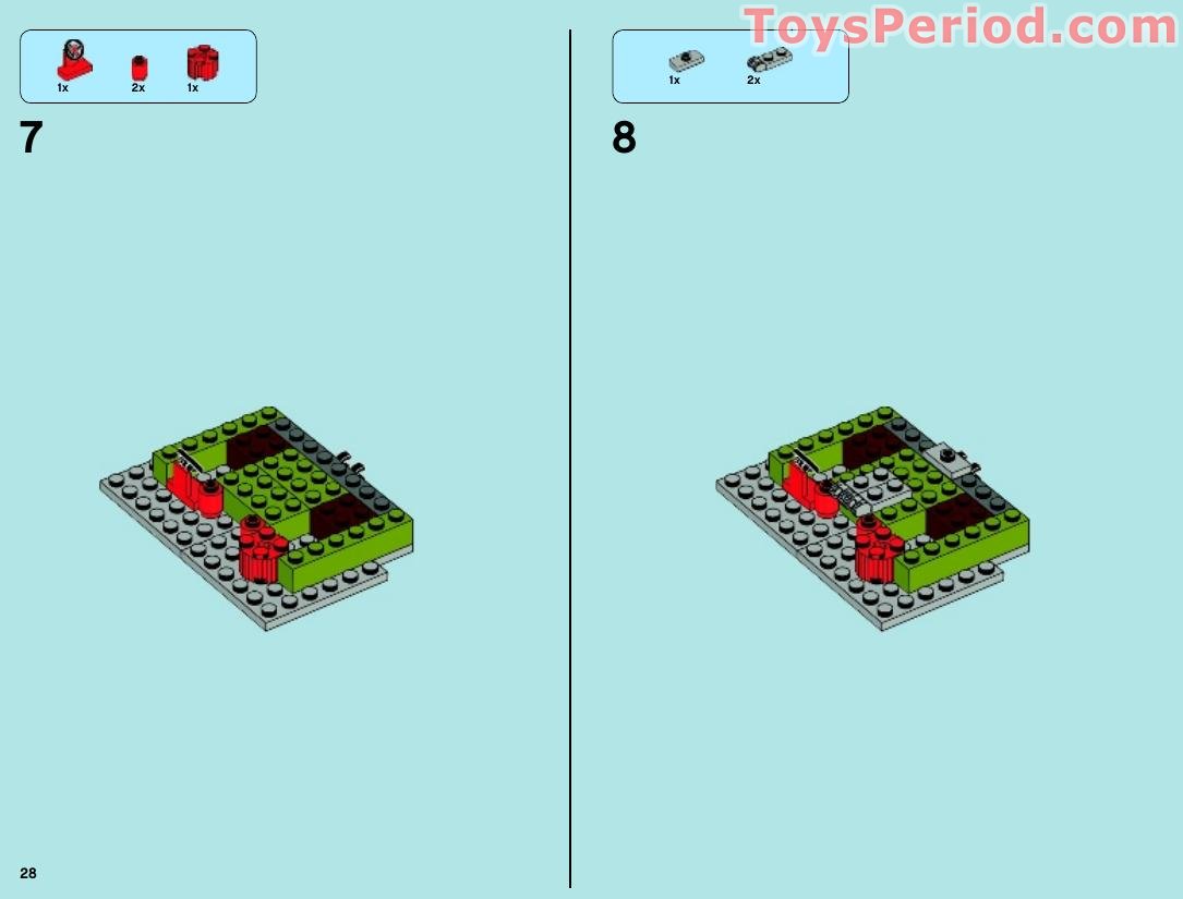LEGO 70006 Cragger's Command Ship Instructions and Parts List