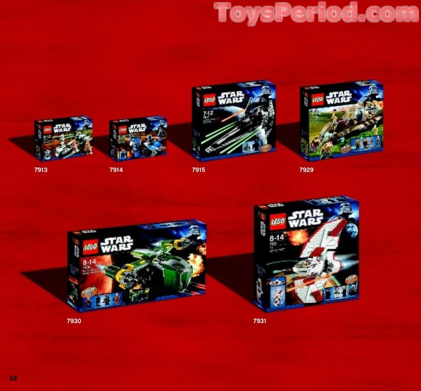 LEGO 7869 Battle for Geonosis Instructions and Parts List