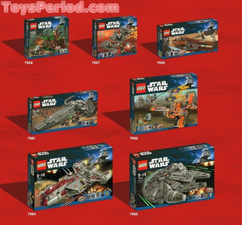LEGO 7877 Naboo Starfighter Instructions and Parts List