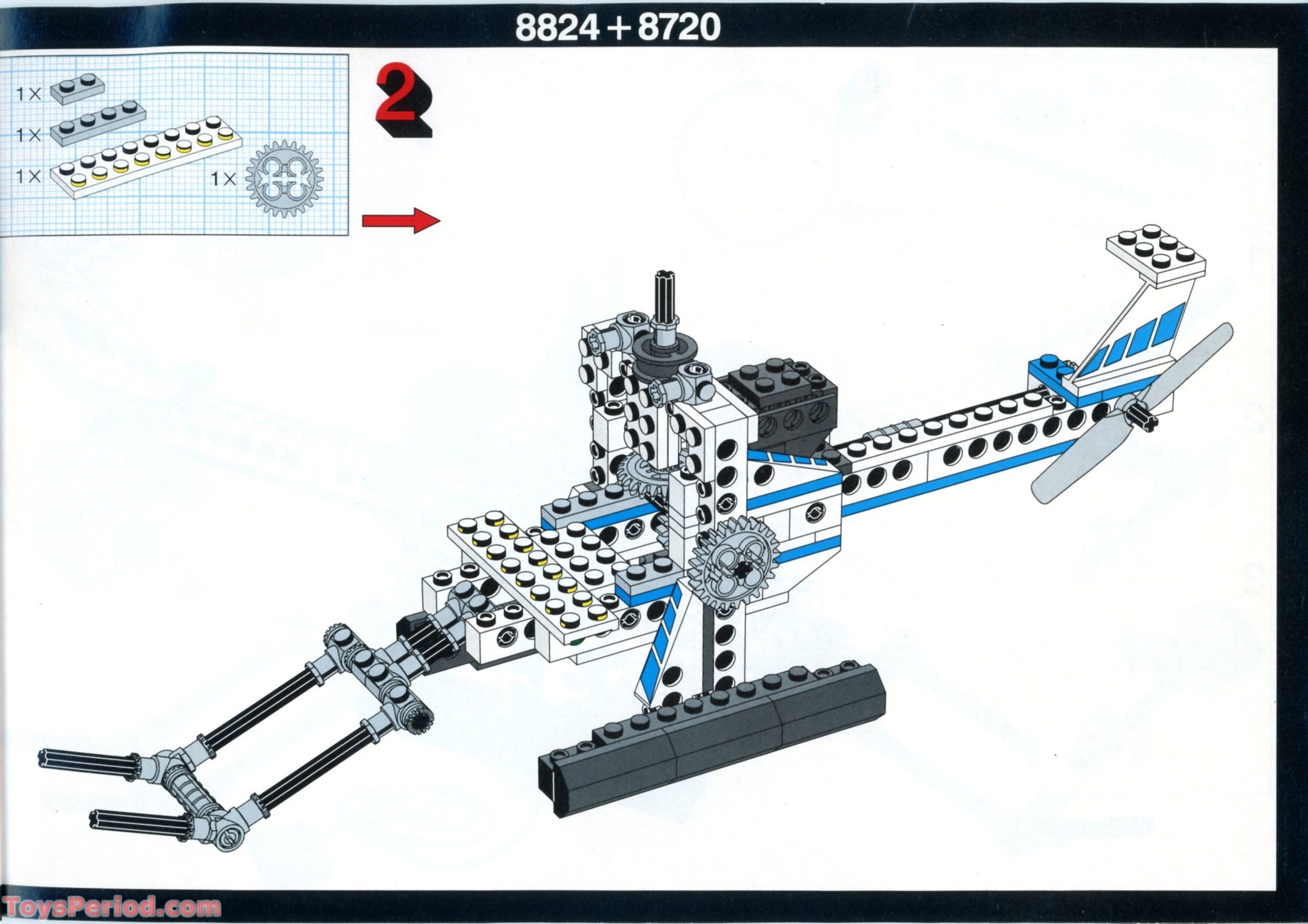 LEGO 8824 Hovercraft Instructions and Parts List