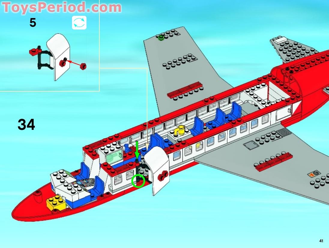 LEGO 3182 Airport Instructions and Parts List