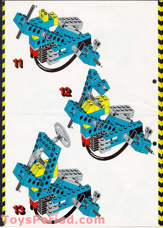 LEGO 854 Go-Kart Instructions and Parts List