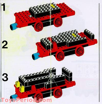 LEGO 181 Complete Train Set with Motor, Signals and Shunting Switch Instructions and Parts List
