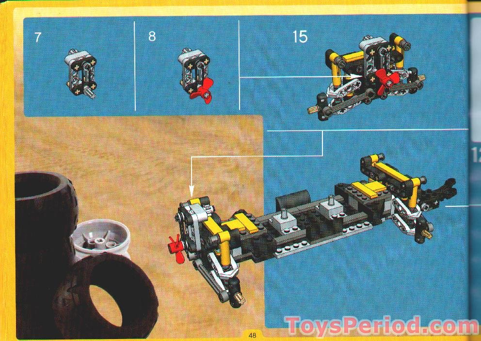 LEGO 4404 Land Busters Instructions and Parts List