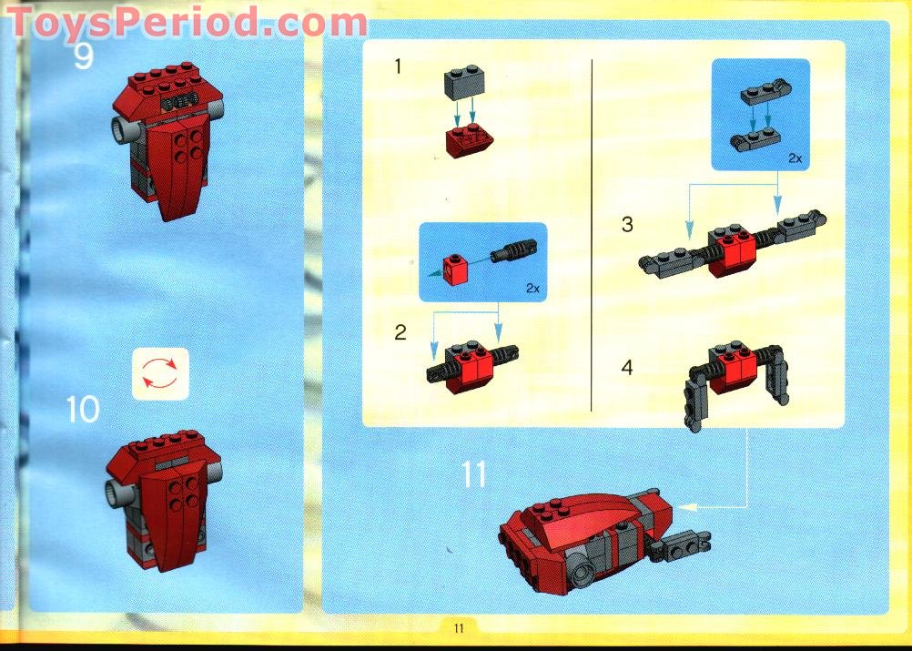 LEGO 4507 Prehistoric Creatures Instructions and Parts List