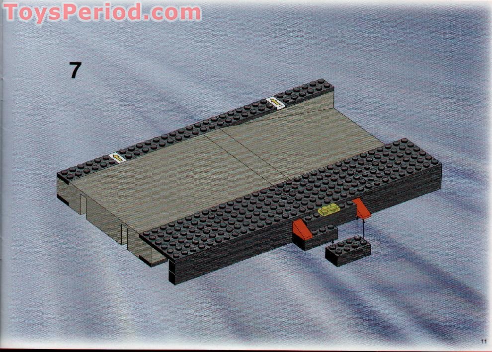 LEGO 4556 Train Station Instructions and Parts List