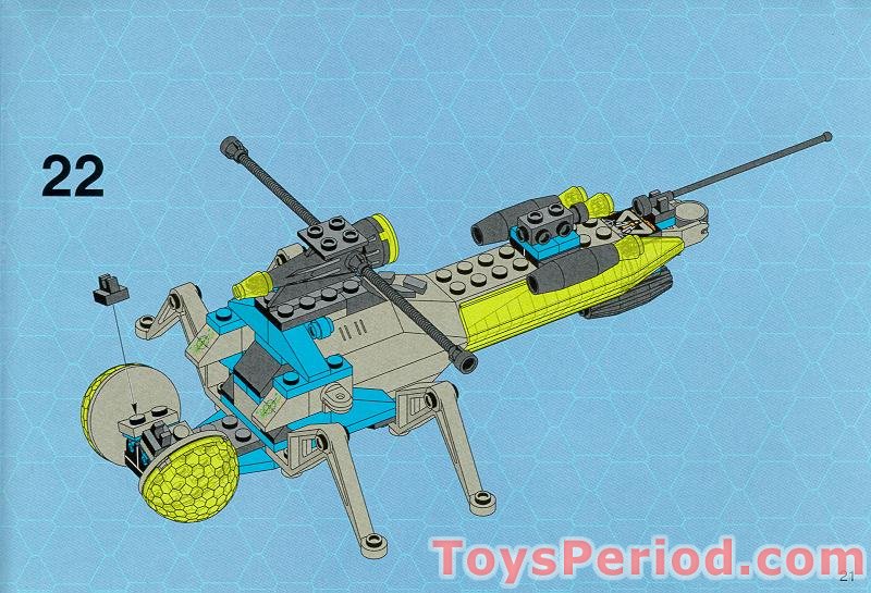 LEGO 6907 Sonic Stinger Instructions and Parts List