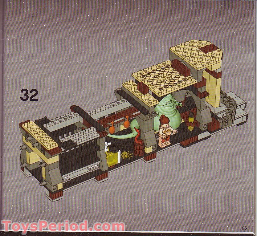 LEGO 6210 Jabba's Sail Barge Instructions and Parts List