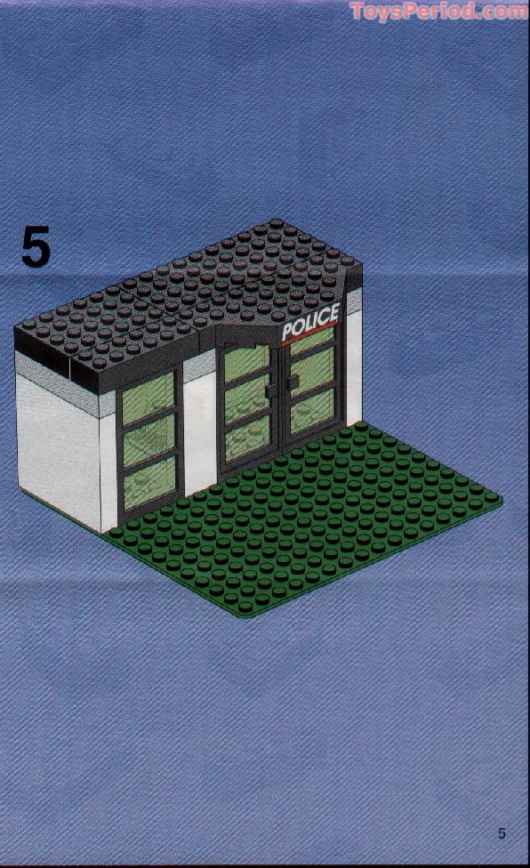 LEGO 6332 Command Post Central Instructions and Parts List