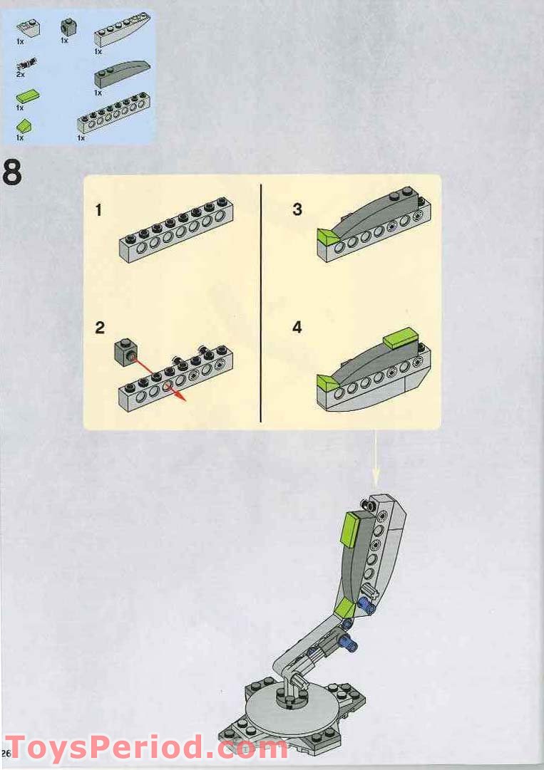 LEGO 7671 AT-AP Walker Instructions and Parts List