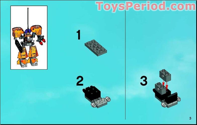 LEGO 7708 Uplink Instructions and Parts List