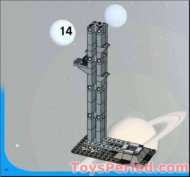 LEGO 7469 Mission to Mars Instructions and Parts List