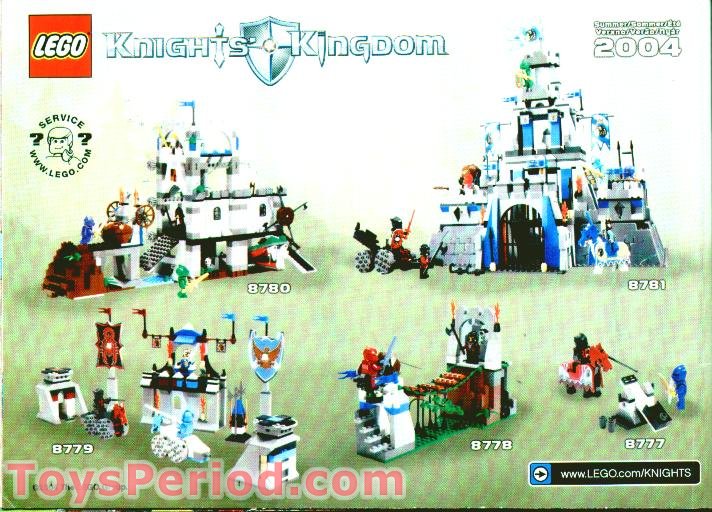 LEGO 8774 Vladek (Europe Version Without Cards) Instructions and Parts List