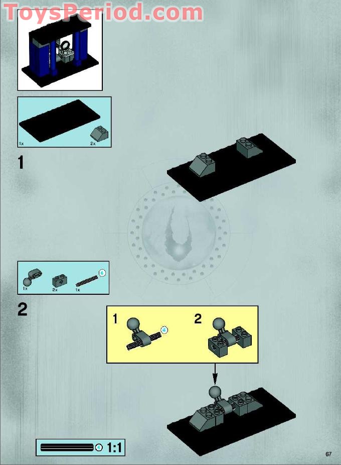 LEGO 8894 Piraka Stronghold Instructions and Parts List