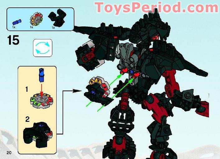 LEGO 8984 Stronius Instructions and Parts List