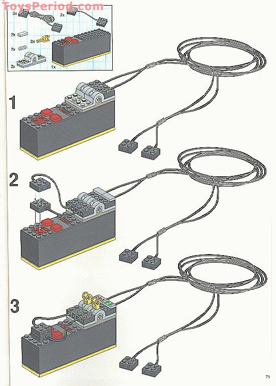 LEGO 8082 Multi Control Set Instructions and Parts List